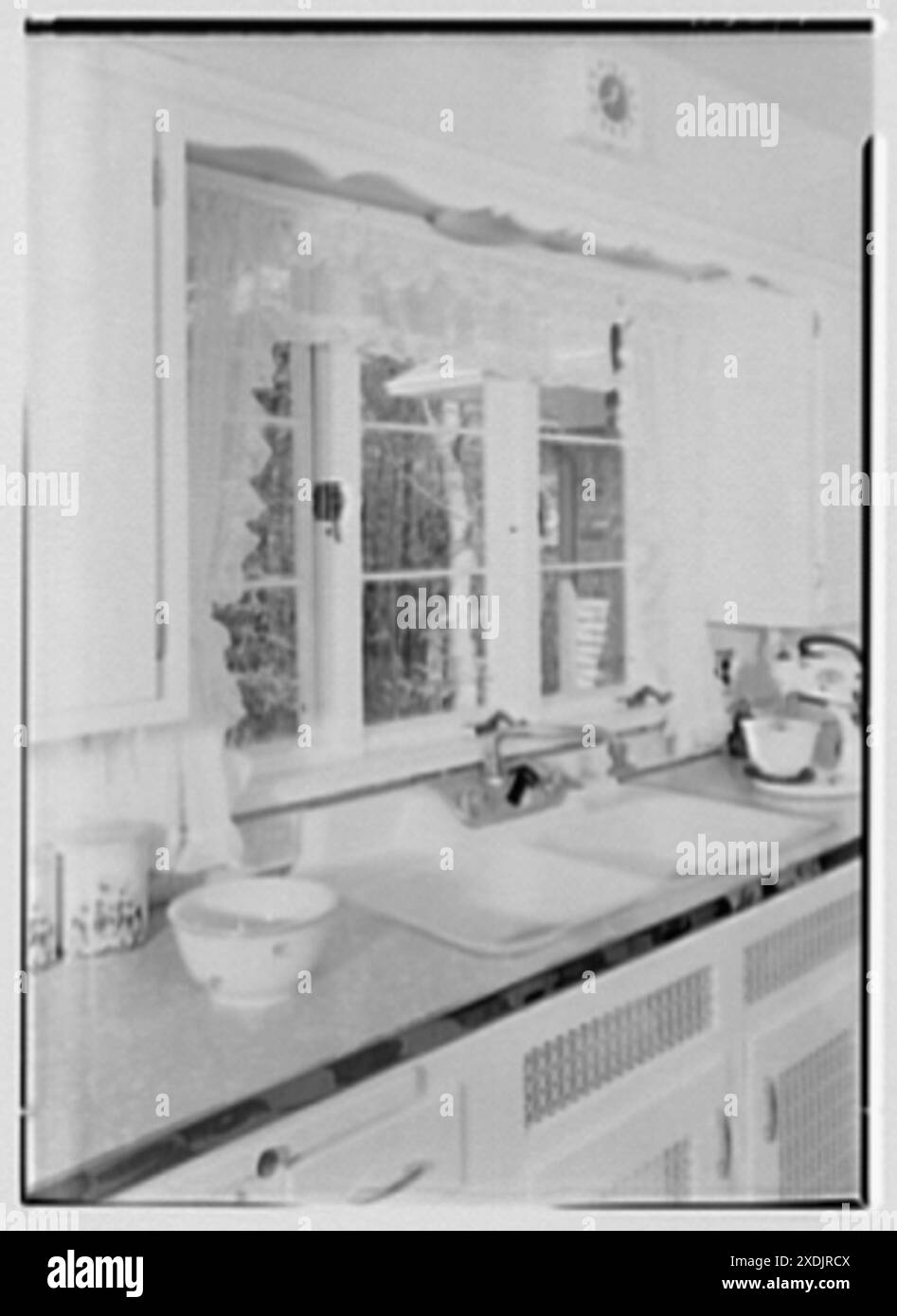 A.D. Morkish, residence in Smoke Rise, New Jersey. Kitchen window ...