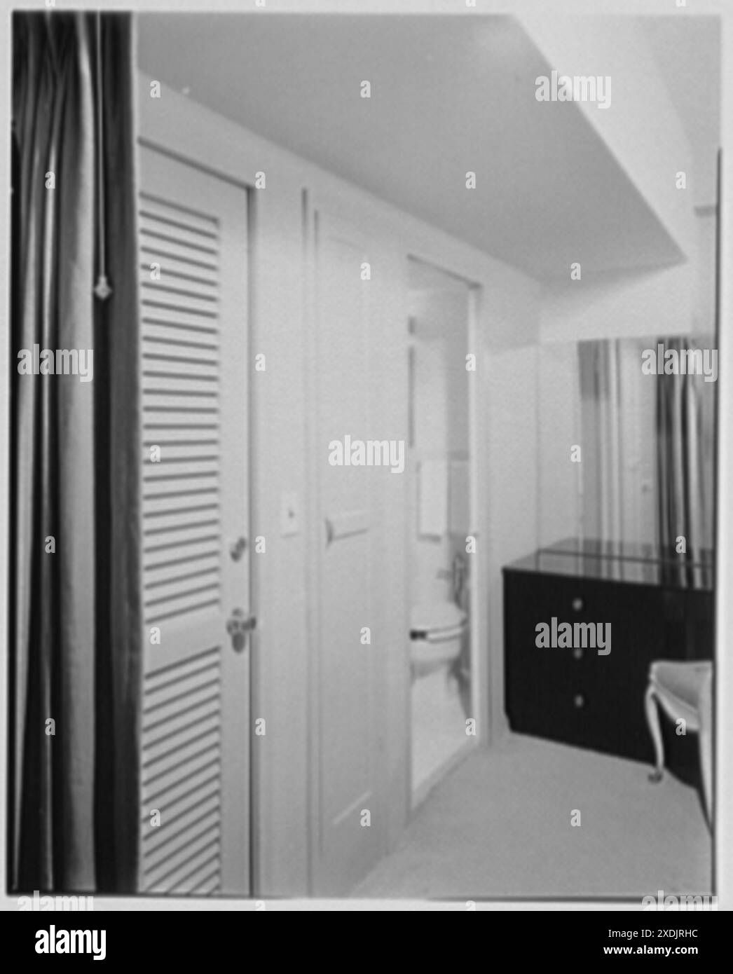 Fontainebleau Hotel, Miami Beach, Florida. To dressing room. Gottscho ...