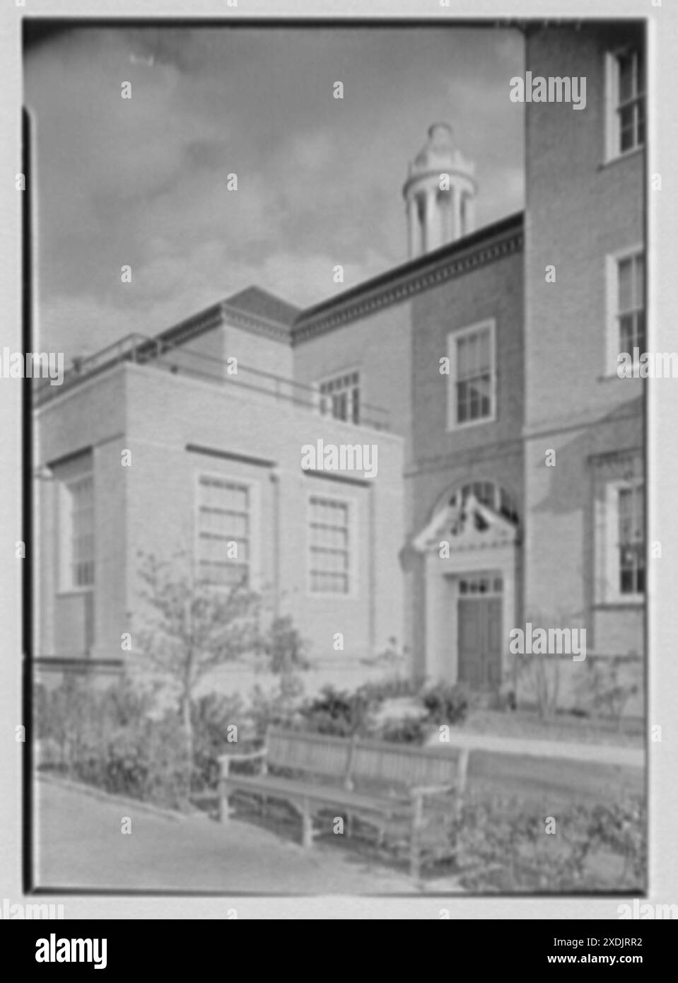 Reader's Digest, Chappaqua, New York. Detail of west facade. Gottscho ...