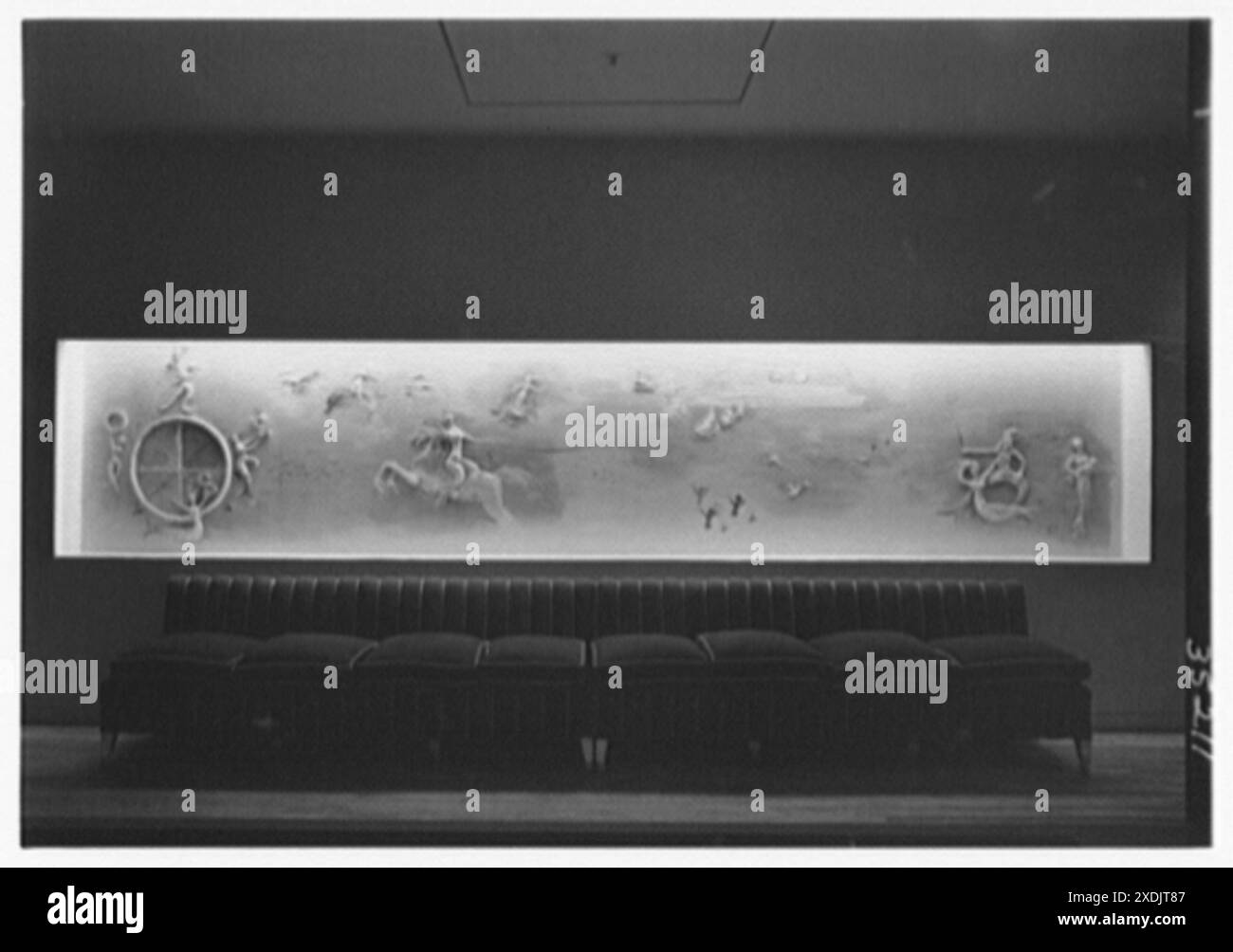 World's Fair, Italian Line restaurant, Italian Building. Corridor ...