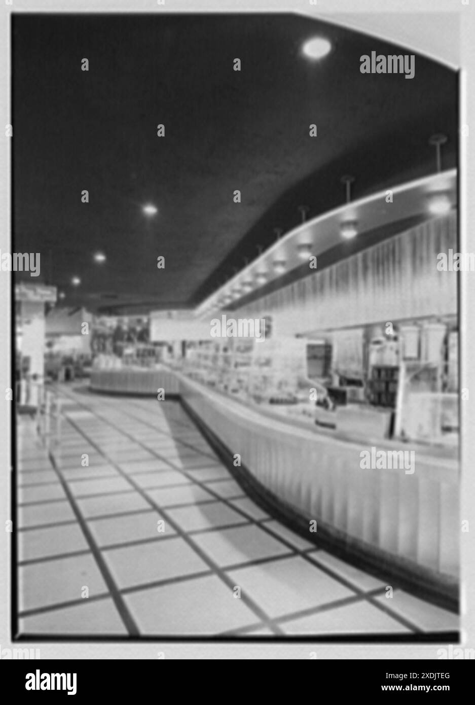 Garden Cafeteria, 50th St. and 8th Ave., New York City. Interior I ...