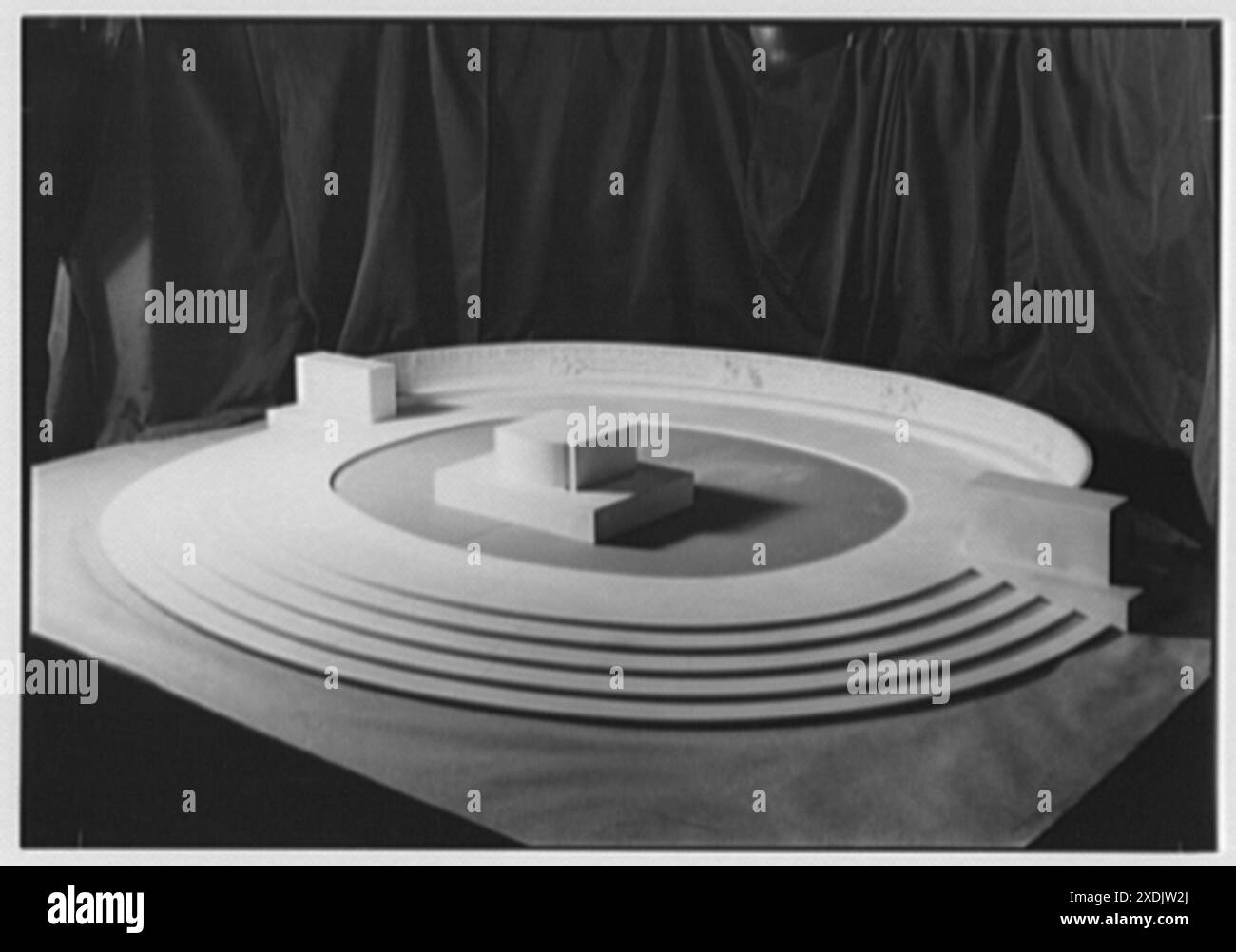 Firestone Memorial model. View V. Gottscho-Schleisner Collection Stock ...