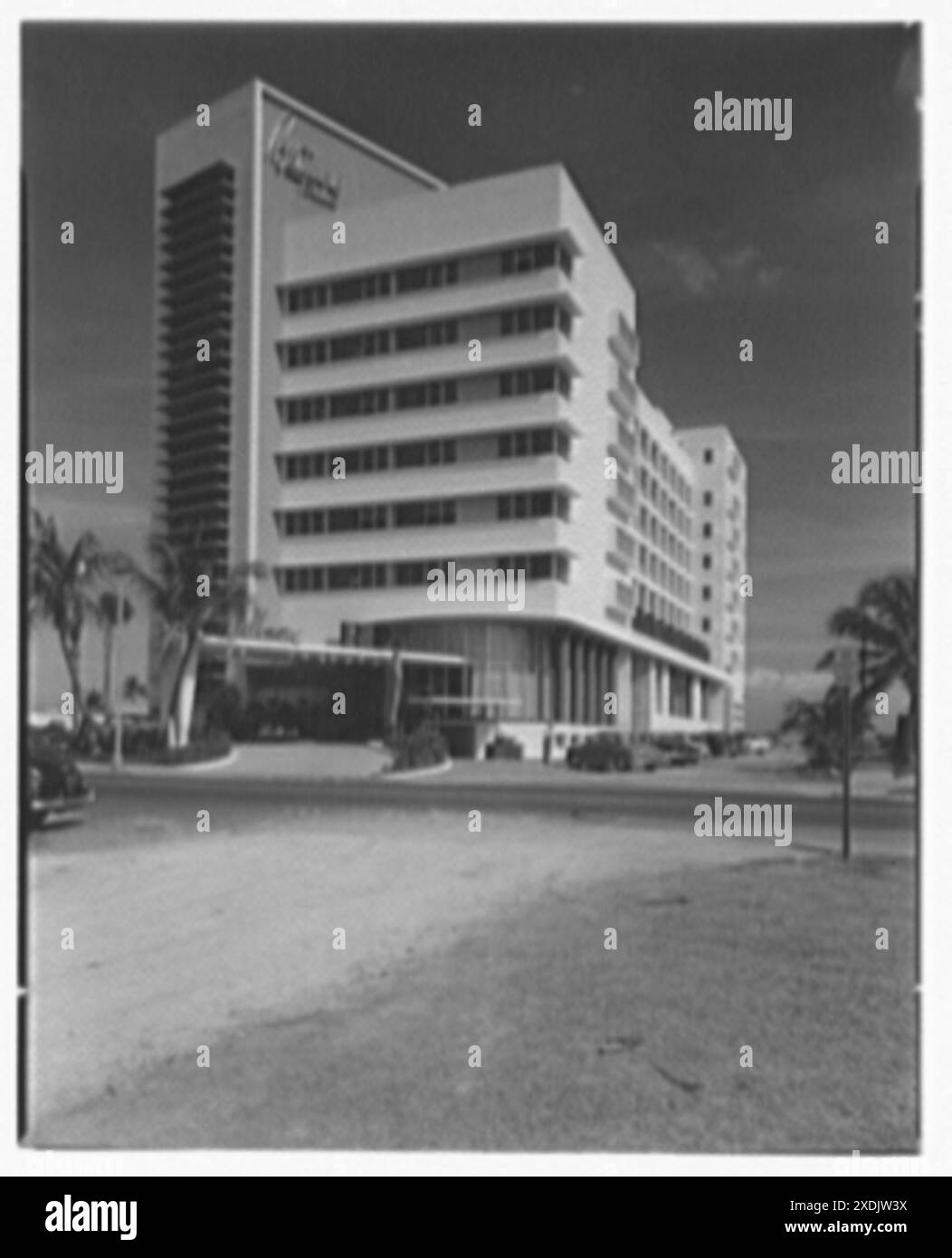 Biltmore Terrace, Collins Ave. and 87th St. Entrance facade exterior ...