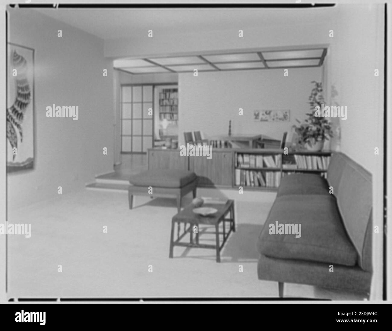 Mr. David Owen, residence at 36 Sutton Place, New York City. View to ...