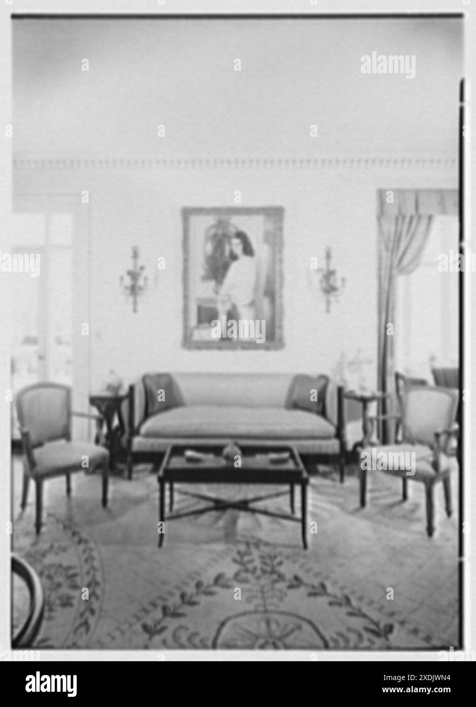 Nelson Doubleday, residence in Mill Neck, Long Island, New York. Living ...