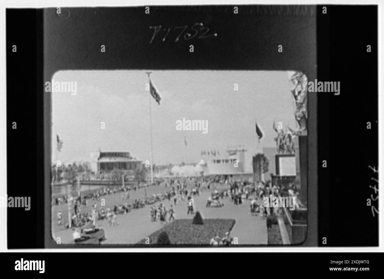 World's Fair, 1939. Plaza toward French and British buildings. Gottscho ...