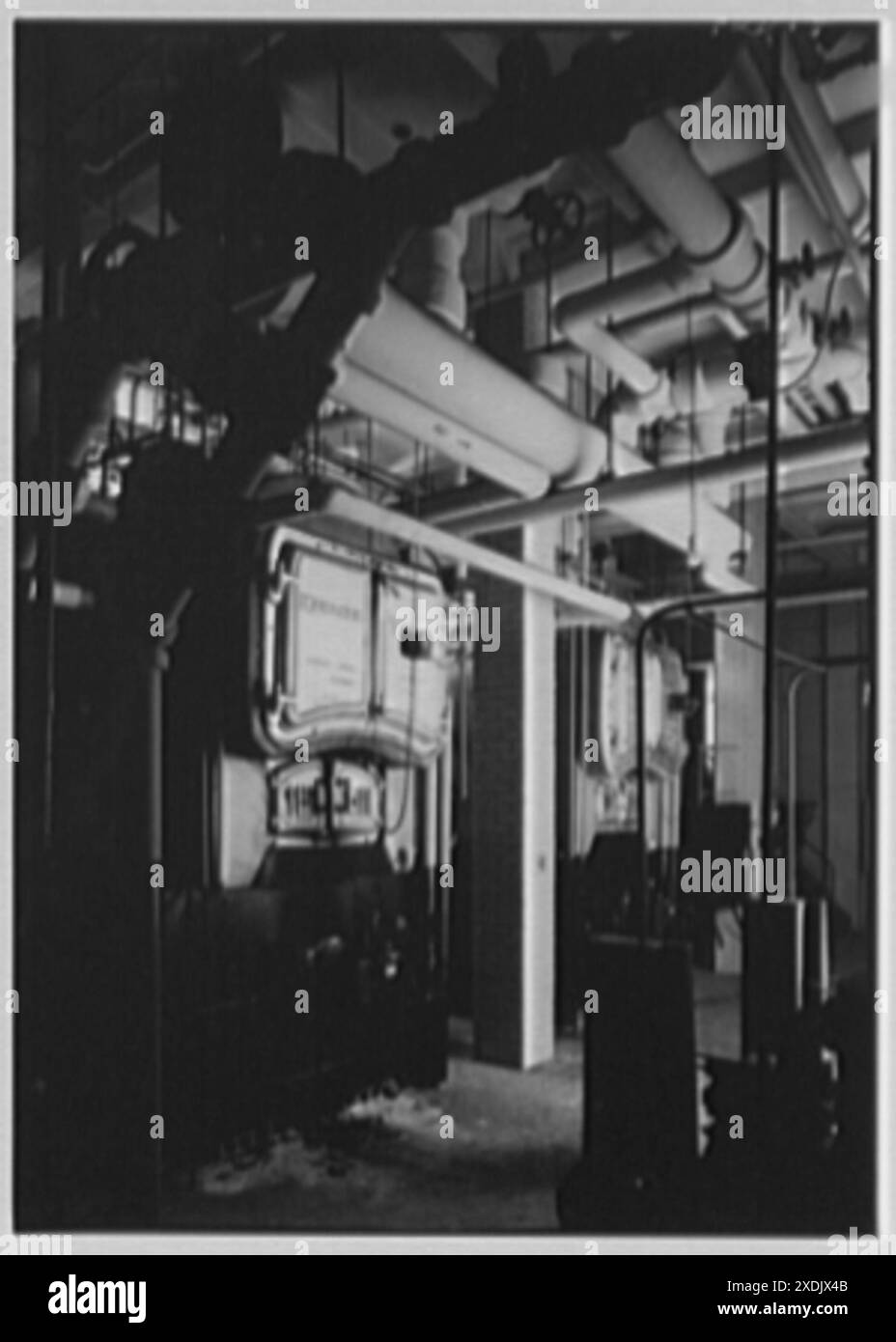 Modern boiler room Black and White Stock Photos & Images - Alamy