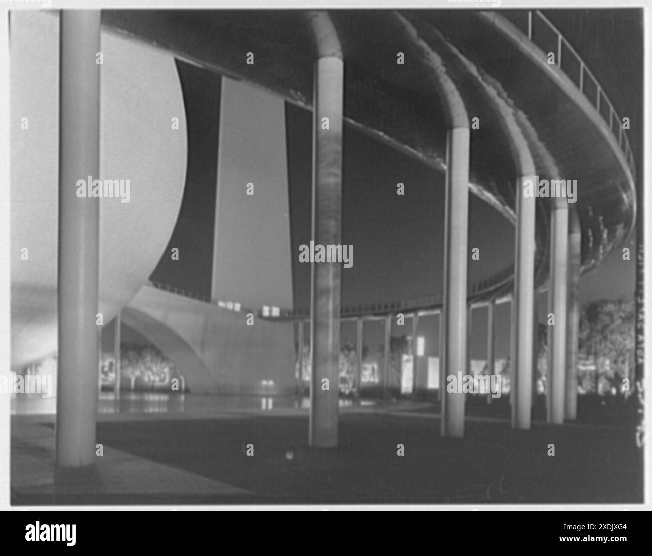 World's Fair night views. Perisphere and ramp II. Gottscho-Schleisner ...