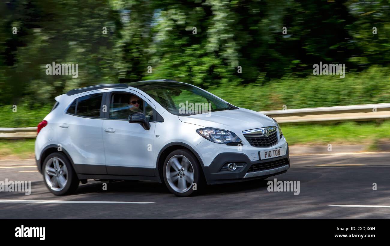 Milton Keynes,UK - June 22nd 2024: 2015 white Vauxhall Mokka car ...