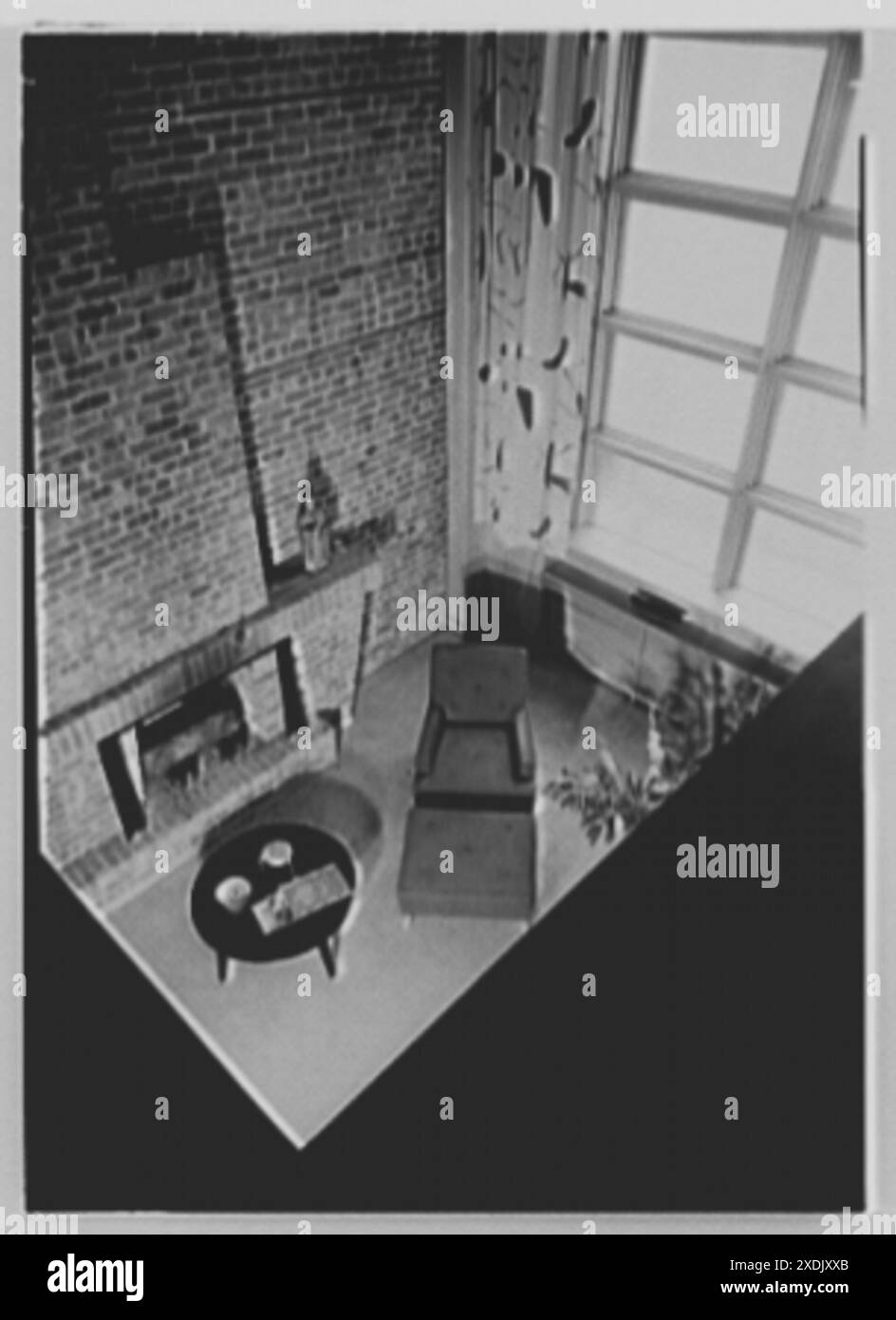 Rudy Bruner, residence at 22 E. 10th St., New York City. Down shot ...