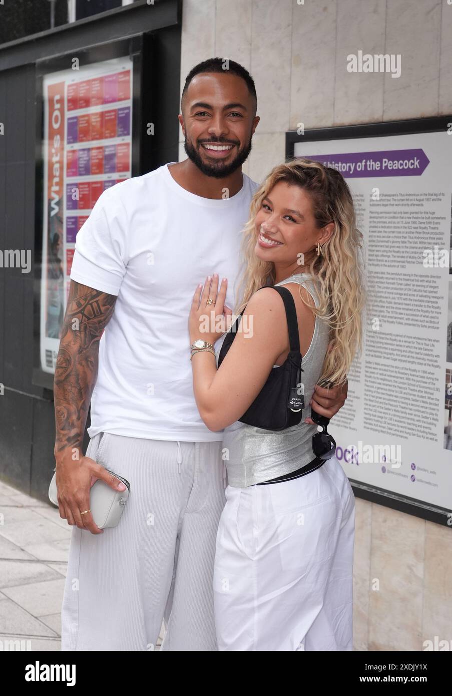 Tyler West and Molly Rainford arrive for Behind The Magic at the ...