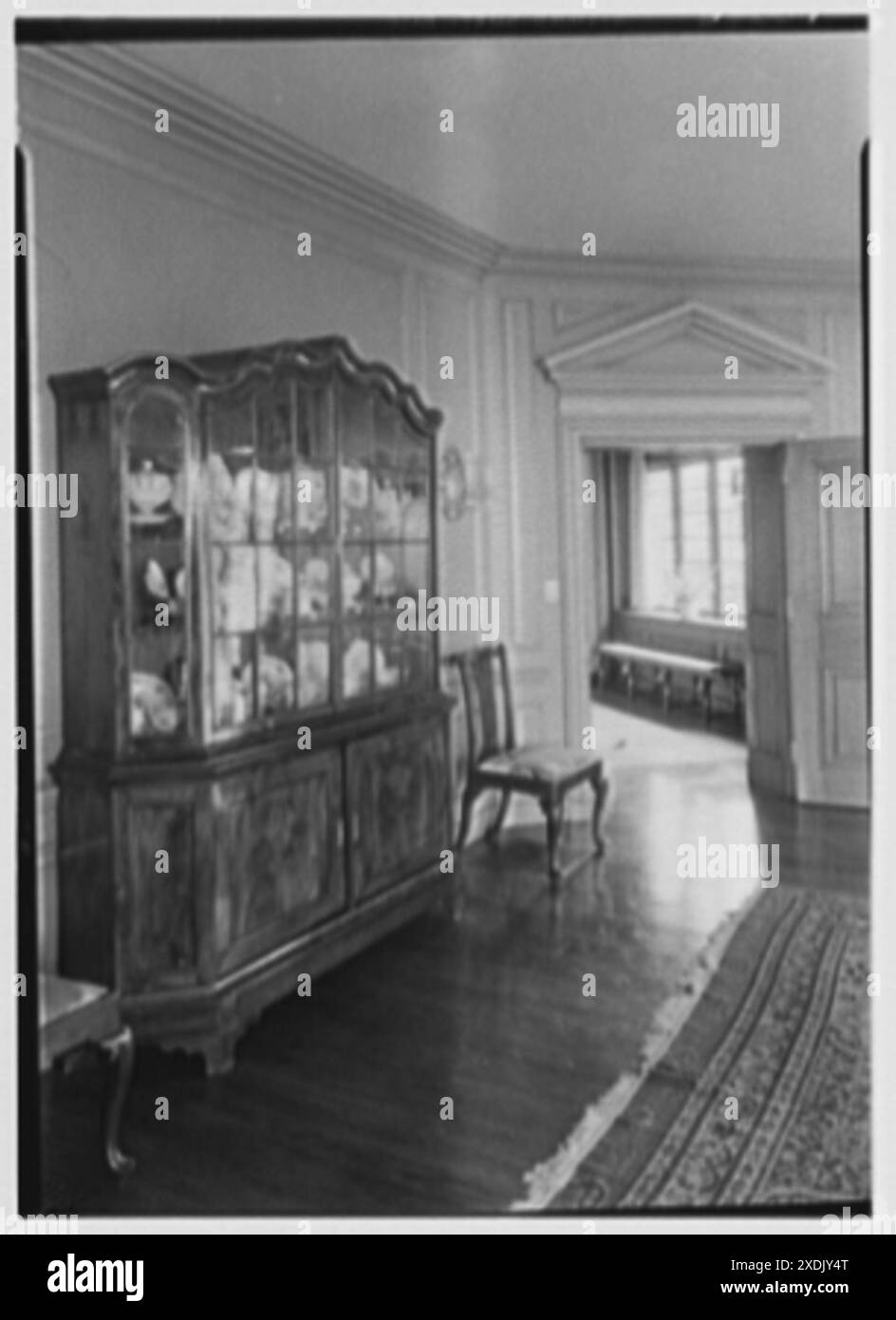John Russell Pope, residence in Newport, Rhode Island. Dining room ...