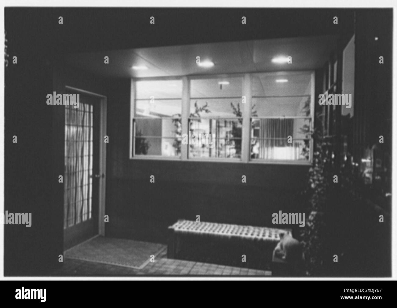 Collier's House at PEDAC, New York City. Exterior entrance. Gottscho ...