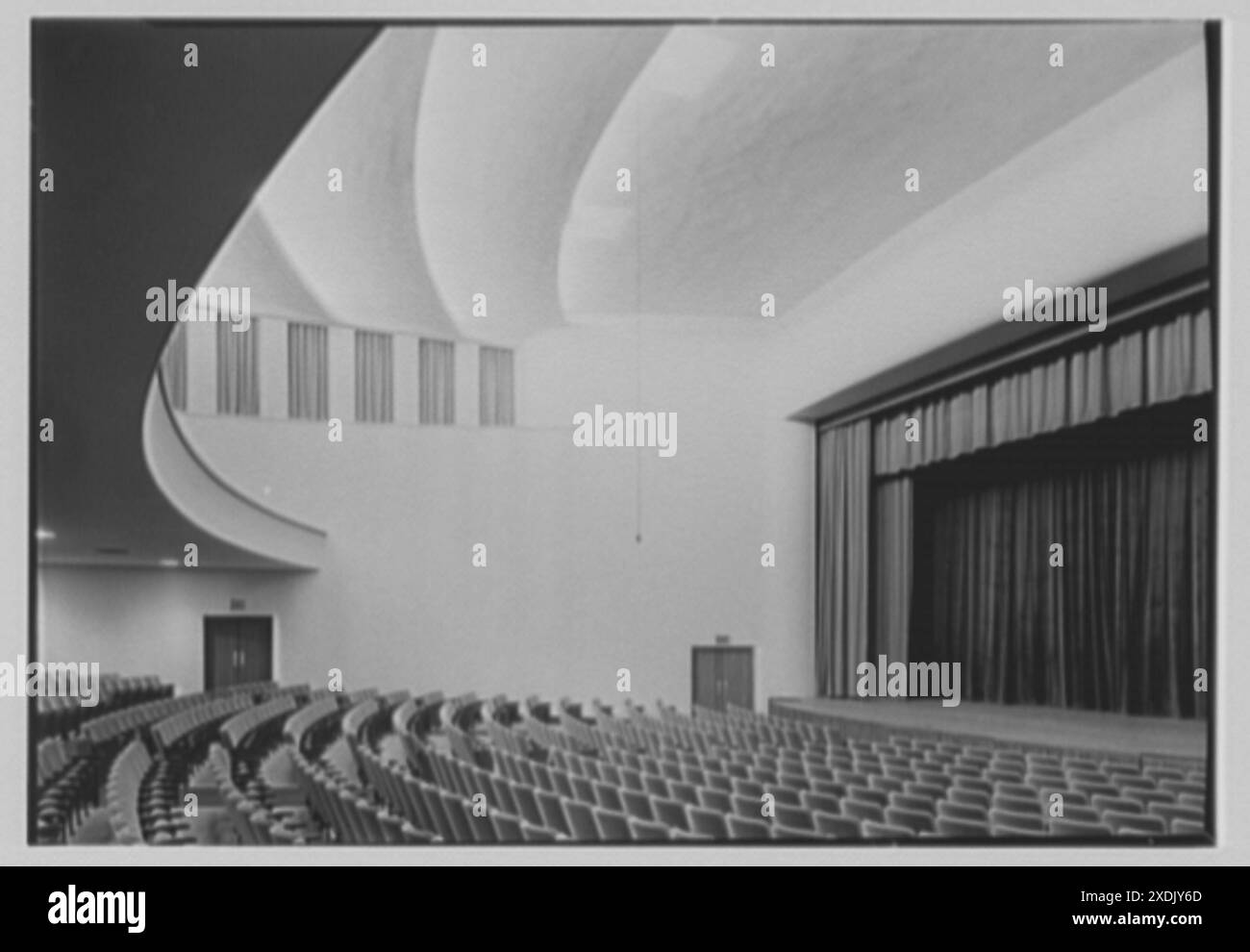 Connecticut College auditorium, New London, Connecticut. Interior by ...