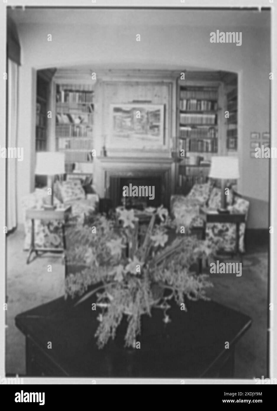 Mrs. Sidney Ross, residence at 784 Park Ave., New York City. Living ...