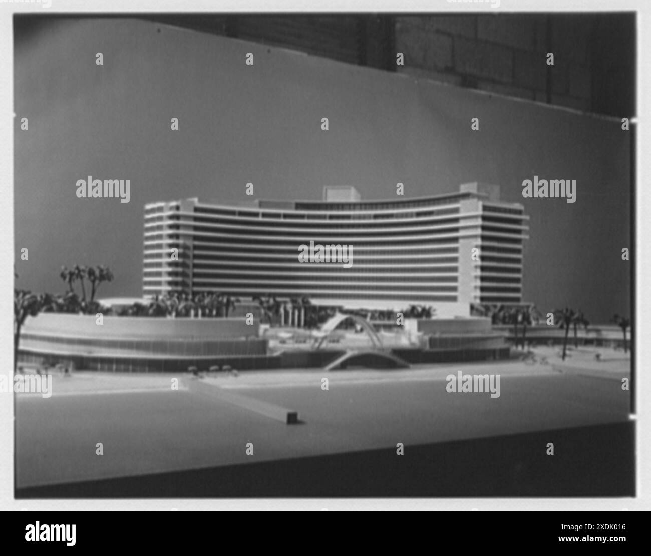 Fontainebleau Hotel model, Miami Beach. Model X. Gottscho-Schleisner ...