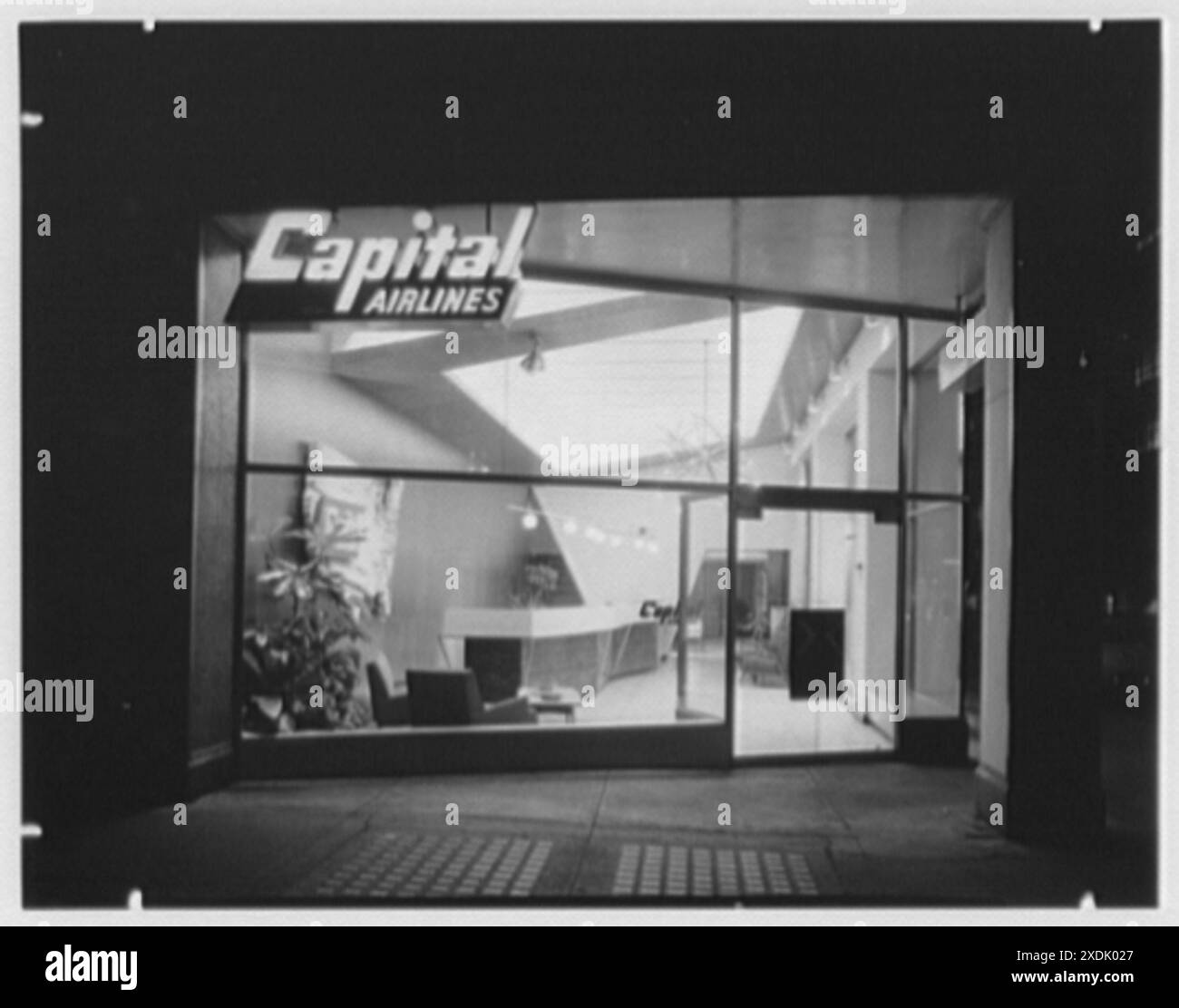 Capital Air Lines, 595 5th Ave., New York. Exterior I. Gottscho ...