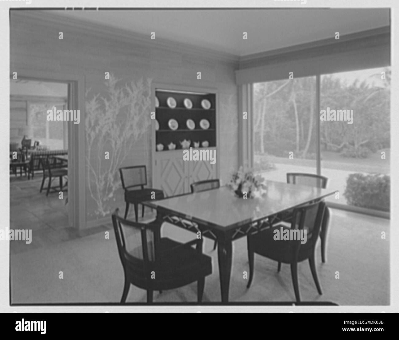 Charles B. Bolton, residence at 1290 S. Ocean Blvd., Palm Beach. Dining ...