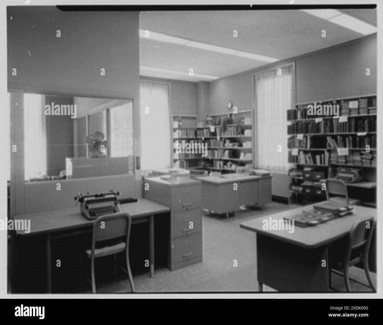 Mount Kisco Library, Mount Kisco, New York. Office and workroom ...