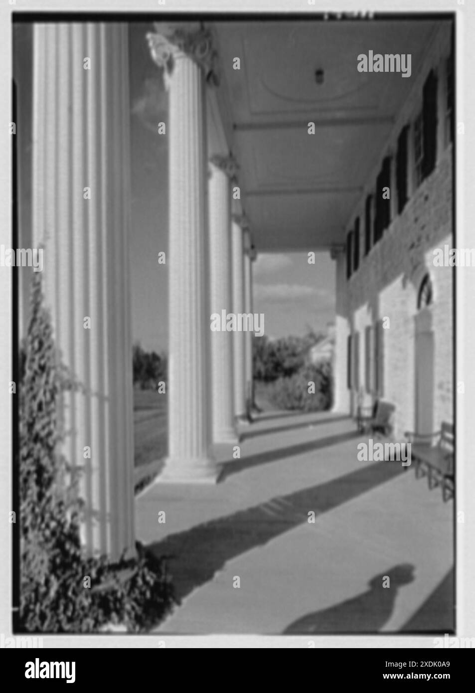 Gerald B. Lambert, Carter Hall, residence in Millwood, Virginia. Inside ...