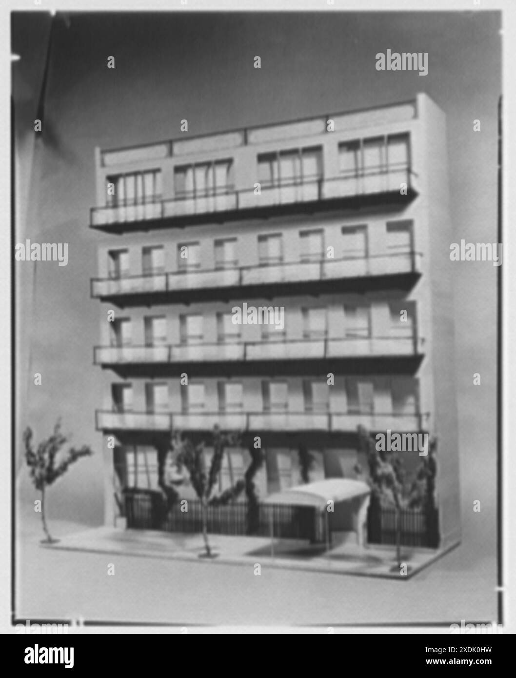 Harold M. Schwartz, 331 E. 83rd St., New York City. Model of 321-323 E ...