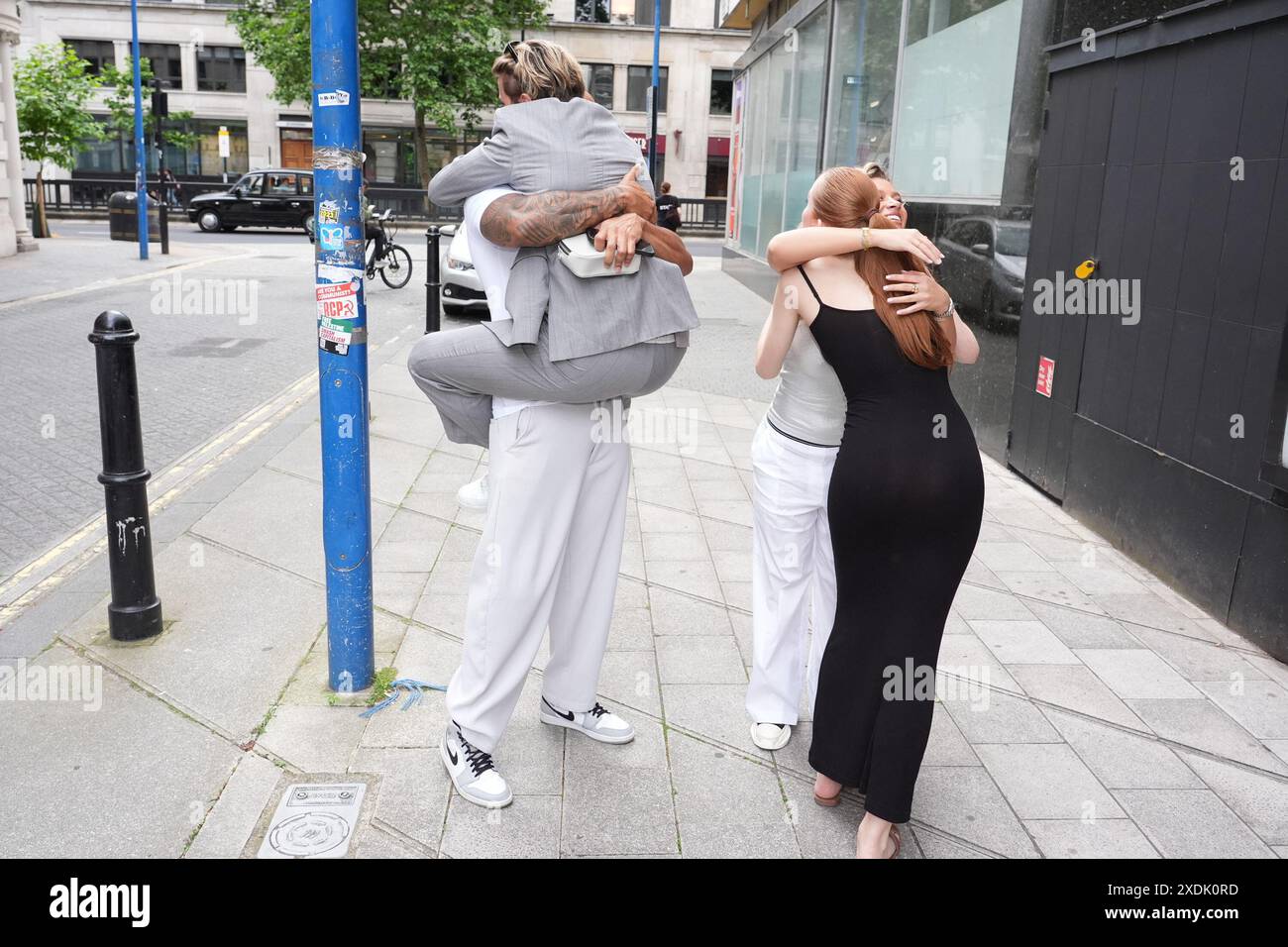 (left to right) Tyler West, Nikita Kuzmin, Molly Rainford and Lauren ...