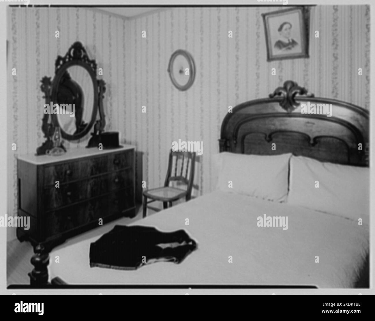 Andrew Johnson, residence in Greeneville, Tennessee. Bureau with ...