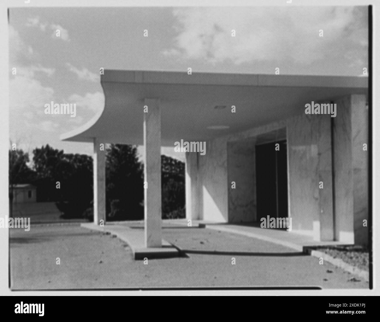 Crematory, Greenwood Cemetery, Brooklyn, New York. Detail entrance ...