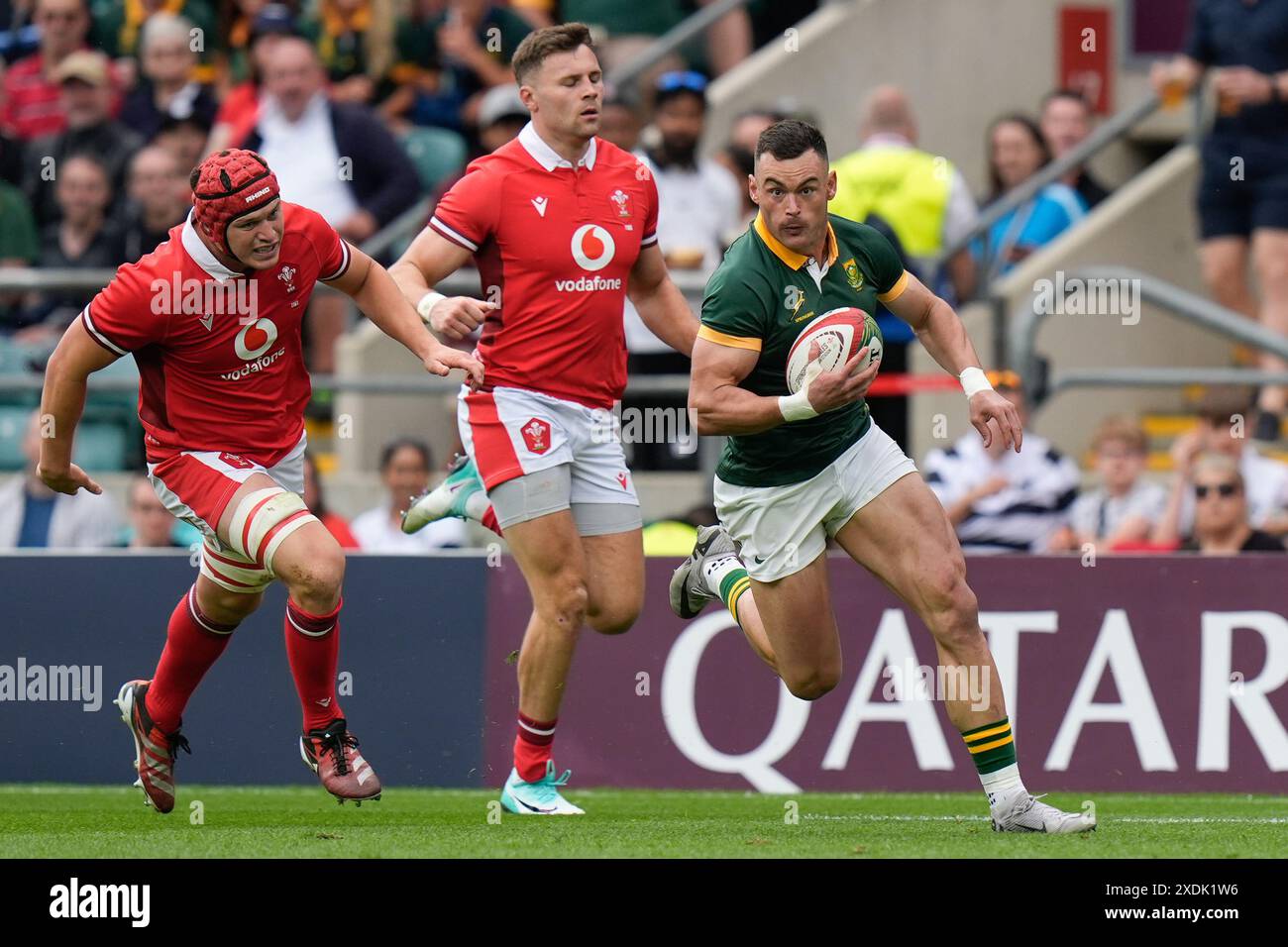Twickenham Stadium, London, UK. 22nd June, 2024. Qatar Airways Cup ...
