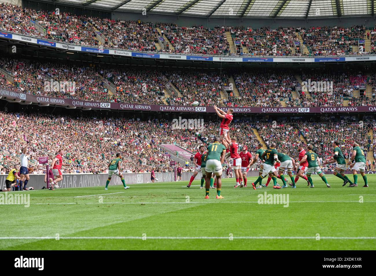 Twickenham Stadium, London, UK. 22nd June, 2024. Qatar Airways Cup ...