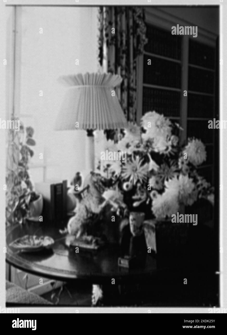 William S. Paley, residence in Manhasset, Long Island. Living room ...