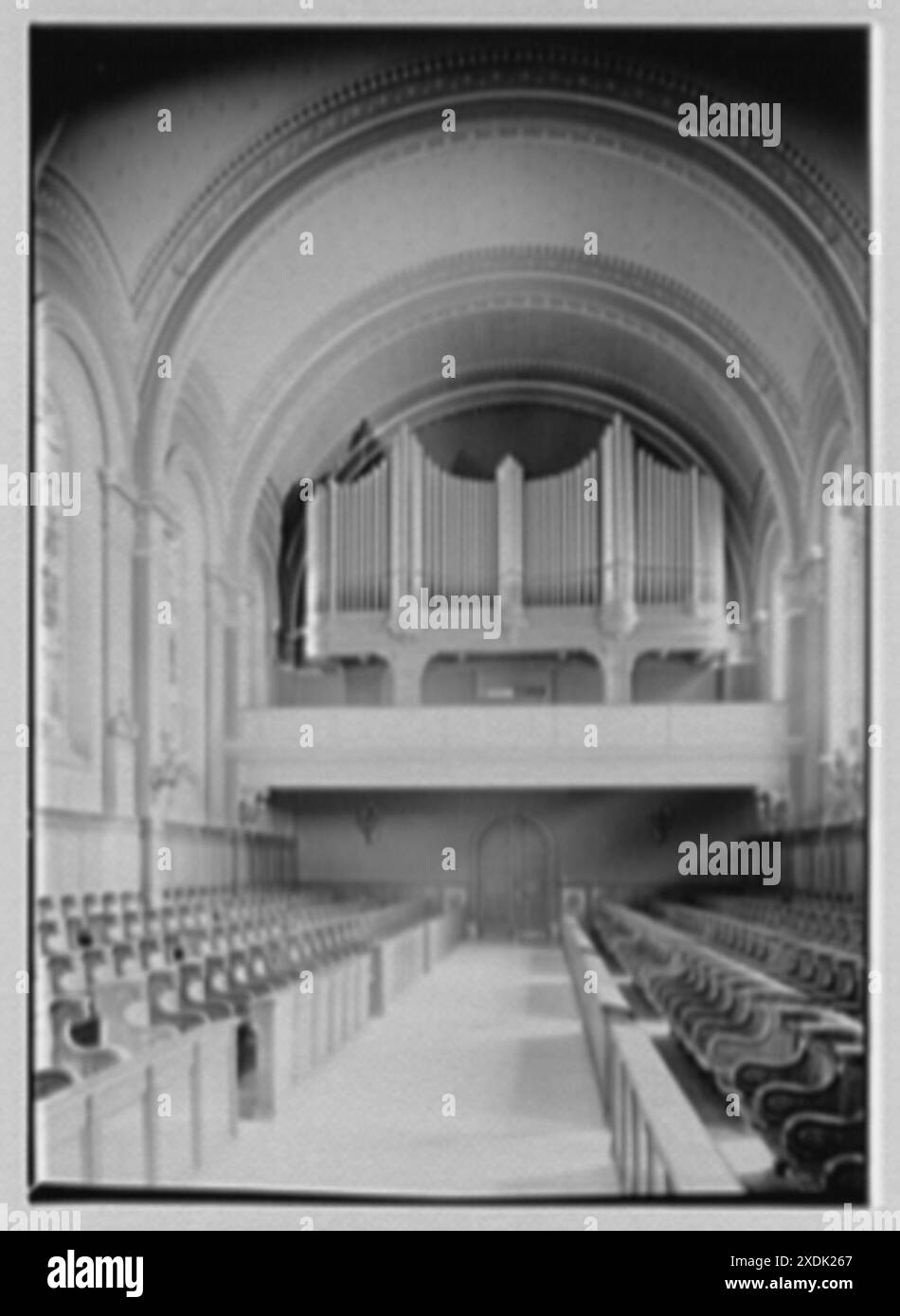 St. Joseph's Seminary, Dunwoodie, New York. Chapel, to organ loft ...