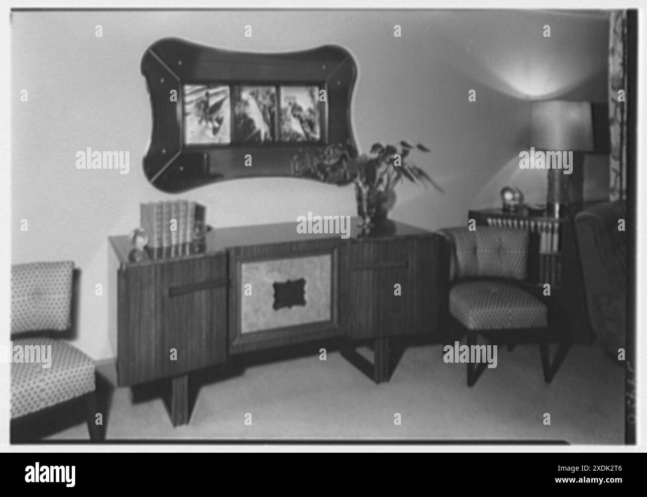 H. Goodman, residence at 55 Central Park West, New York City. Living ...