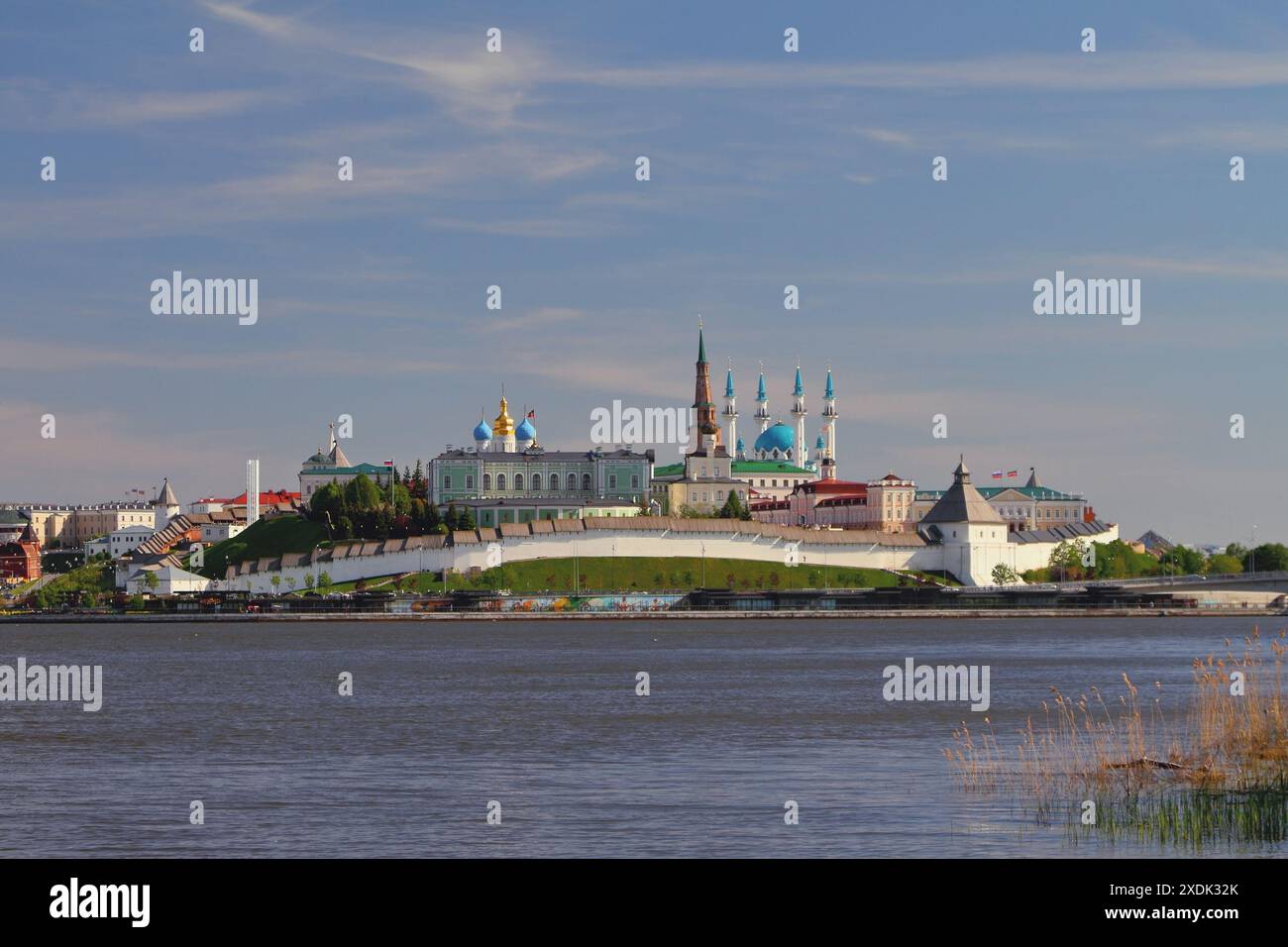Ancient fortified city on river bank. Kazan, Russia Stock Photo - Alamy