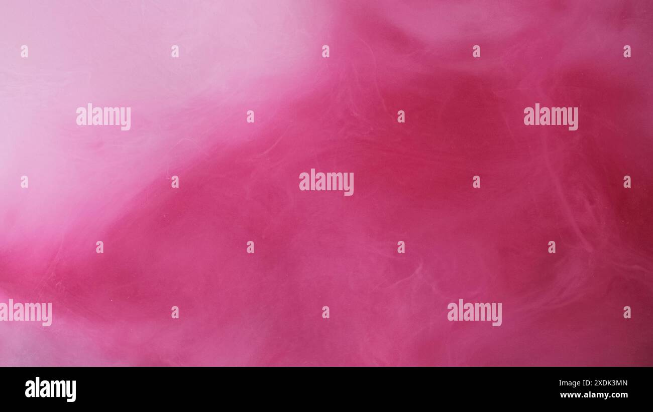 Steam floating. Paint water swirl. Blur pink color glitter dust texture ...