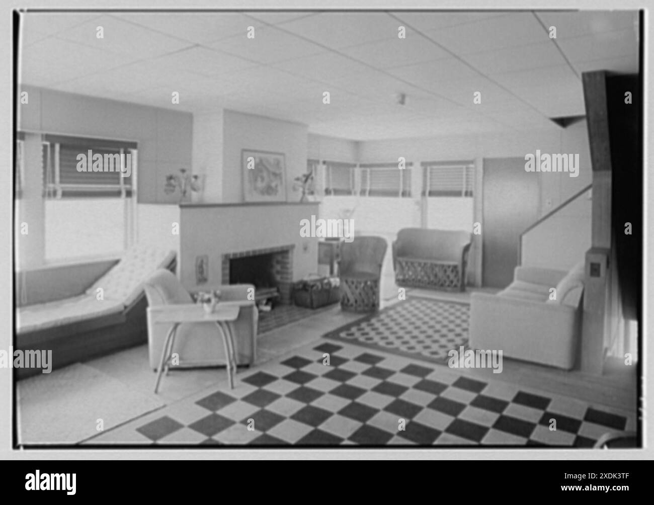 Francis Biddle, residence in Harvey Cedars, New Jersey. General view of ...