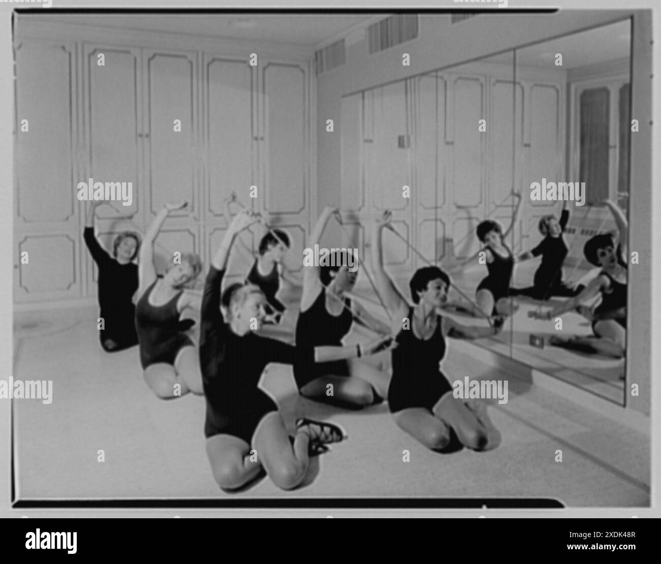 Helena Rubinstein, 655 5th Ave., New York City. Gym class III. Gottscho ...