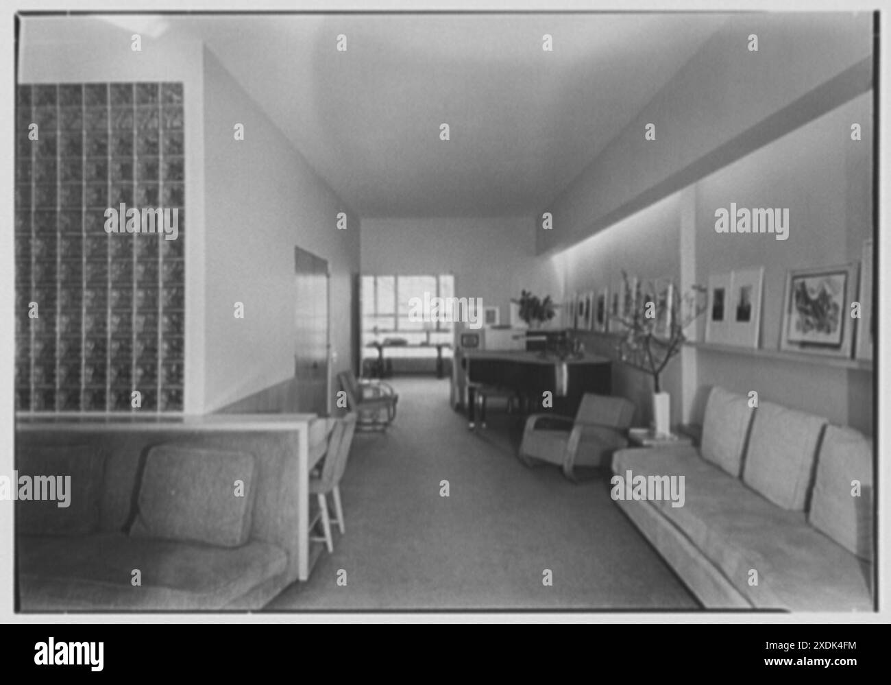 Edward Norman, residence at 124 E. 70th St., New York City. Living room ...
