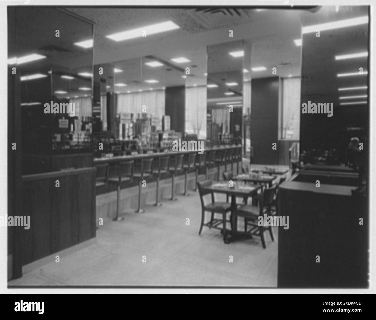 Schrafft's, New Chrysler Building, New York City. Interior II. Gottscho ...