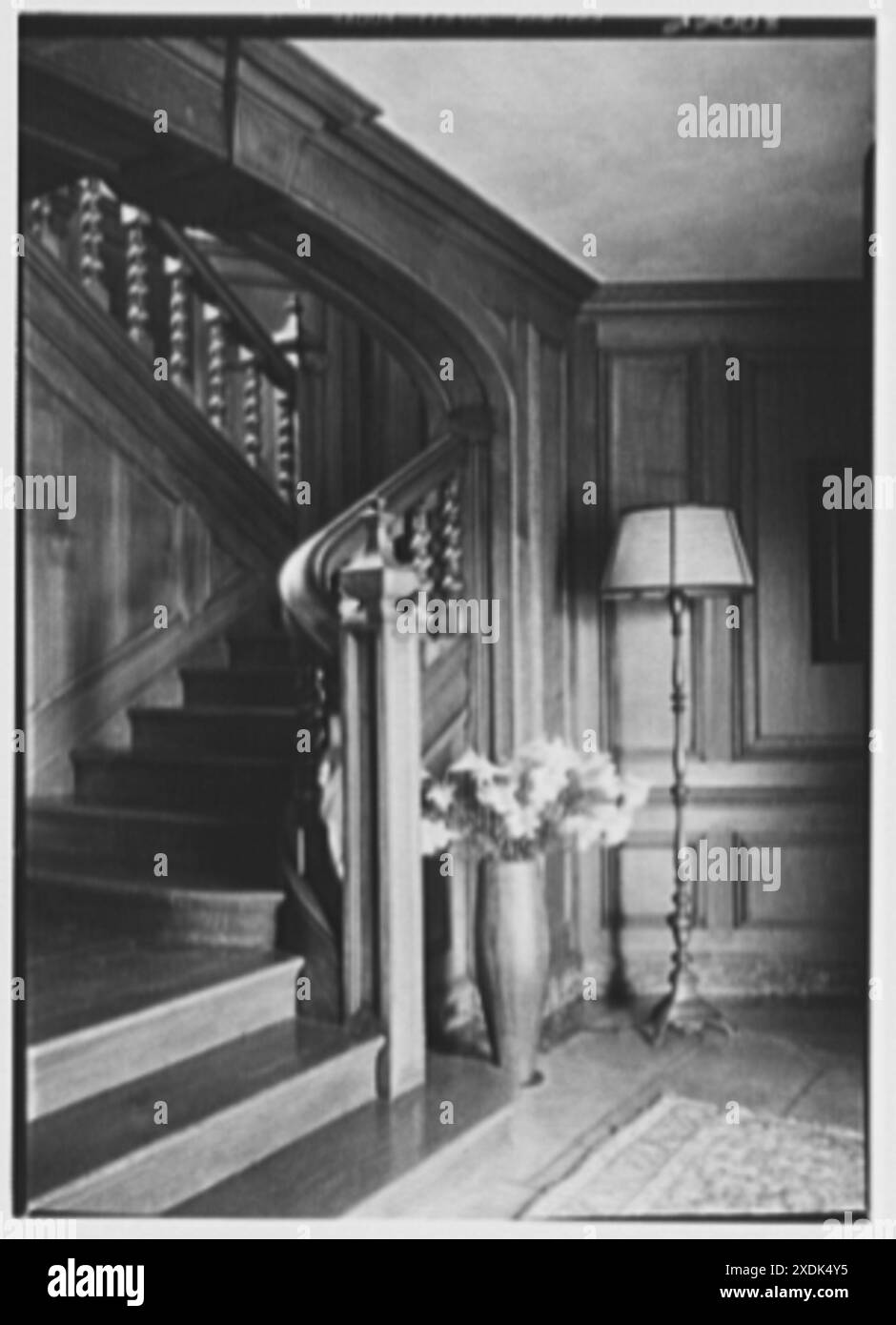 John Russell Pope, residence in Newport, Rhode Island. Detail of ...