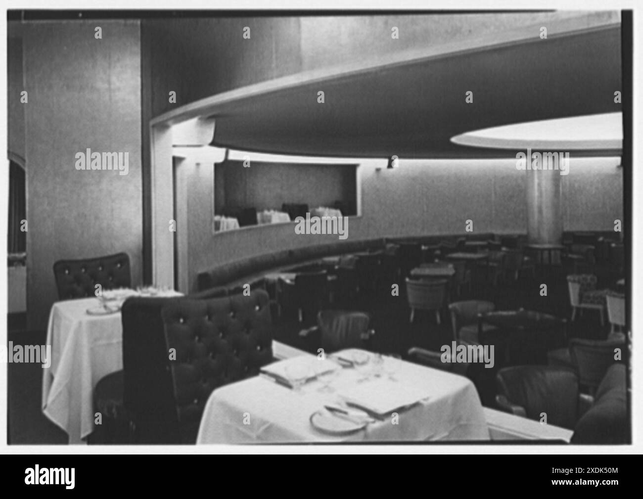 World's Fair, Italian Line restaurant, Italian Building. Bar, cross ...