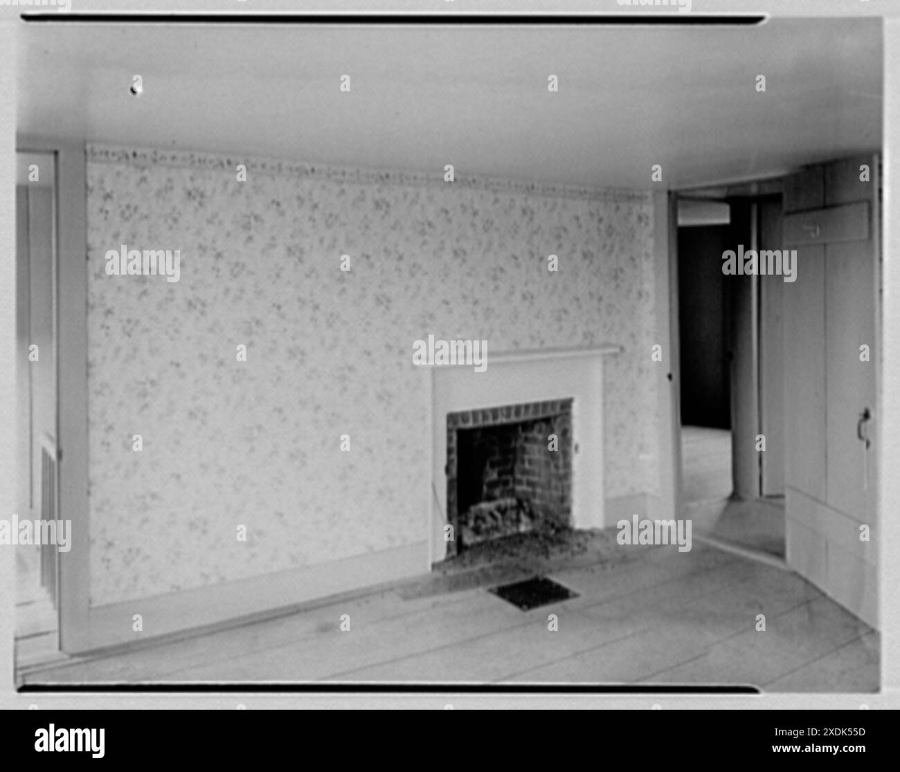 Paul Vautrin, residence in Redding, Connecticut. Interior III, upstairs ...