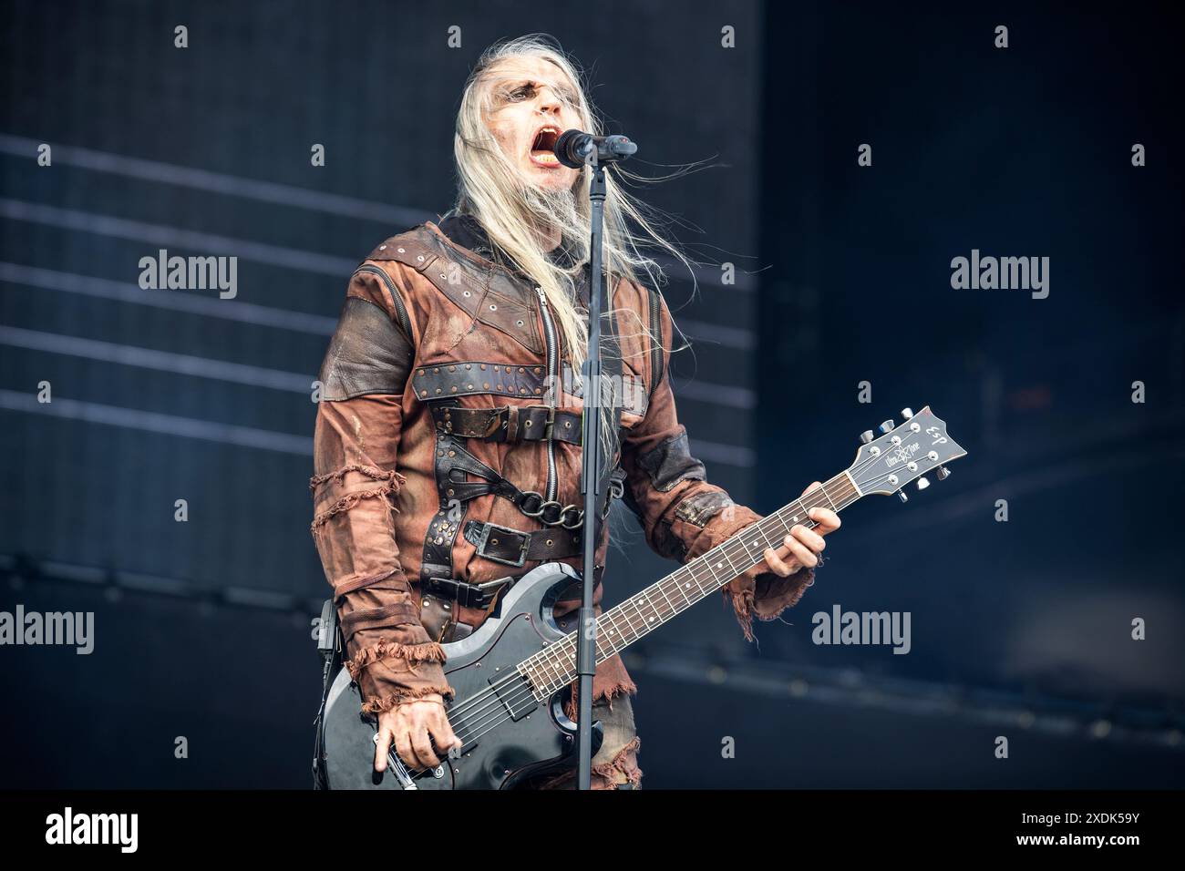 Solvesborg, Sweden. 08th, June 2024. The Swedish heavy metal band Pain ...