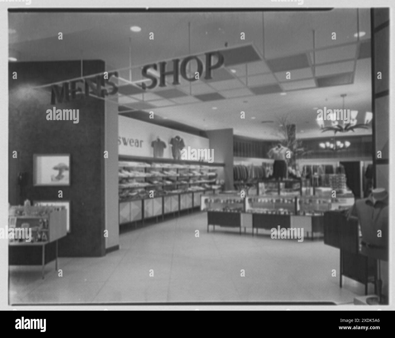 Martin's, Babylon, Long Island. Men's department. Gottscho-Schleisner ...