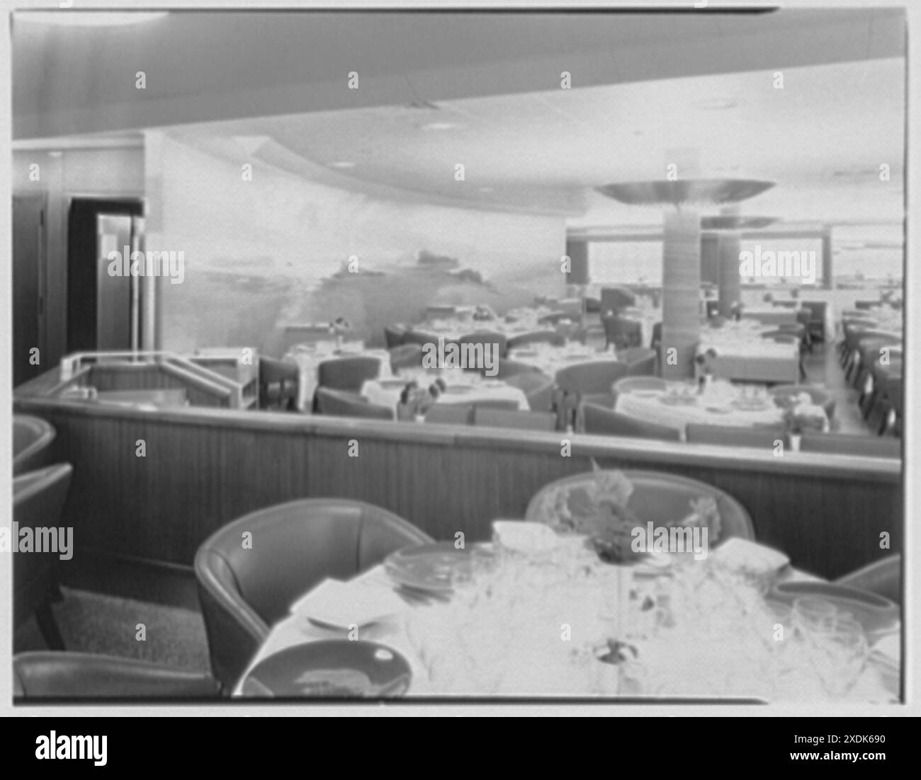 S.S. Independence, American Export Lines. First class dining room II ...