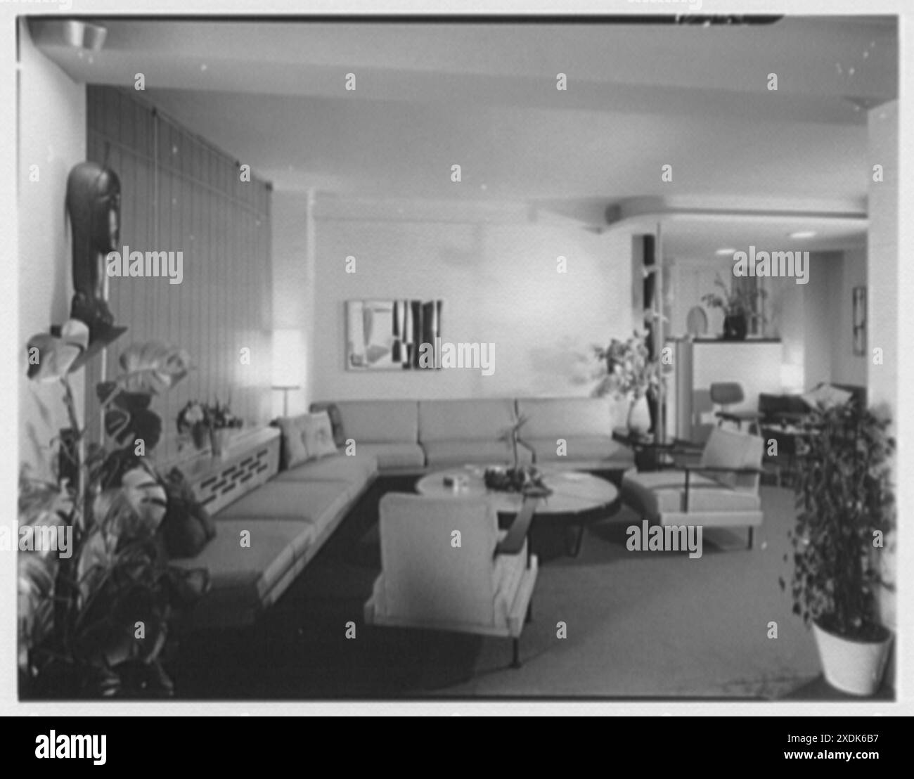 Mr. and Mrs. Hans Weiss, residence on Riverside Dr. From living room ...