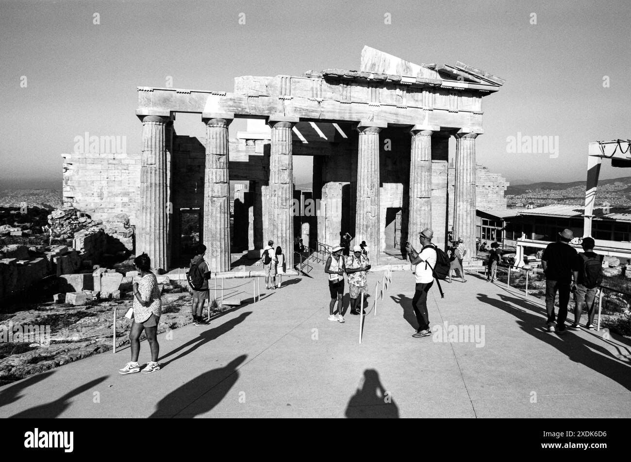 The Propylaea, The Acropolis of Athens, Athens (Athina), Central Athens ...