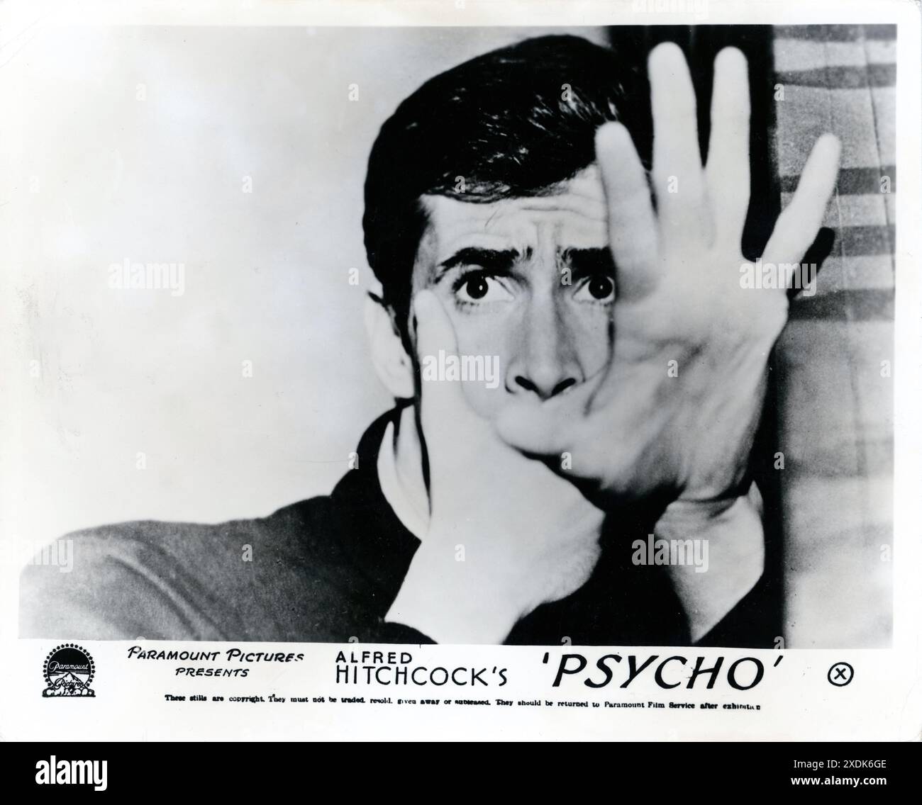 ANTHONY PERKINS Original Release British Lobby Card for PSYCHO 1960 ...