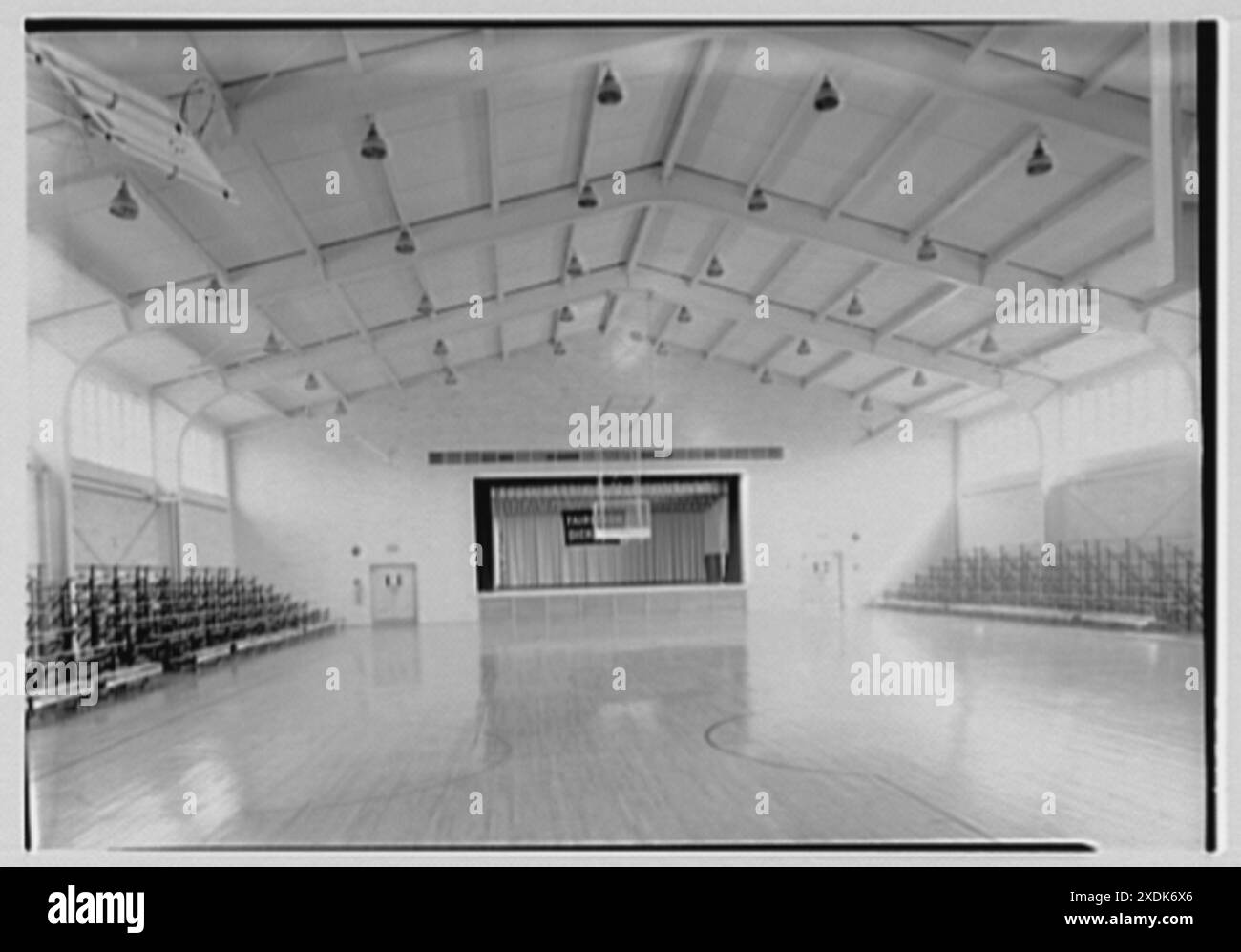 Fairleigh-Dickinson College, Rutherford, New Jersey. Gym. Gottscho ...