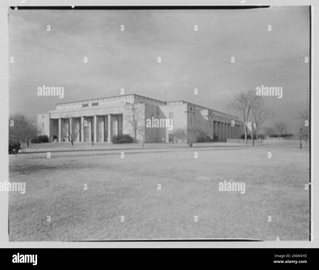New York City building, Flushing Meadow Park. Exterior II. Gottscho ...